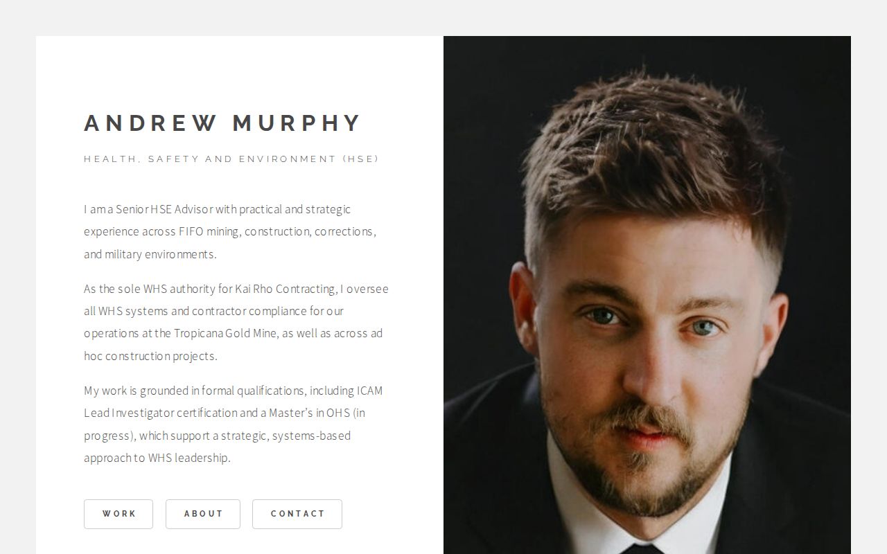 Andrew Murphy | Health, Safety & Risk Leadership